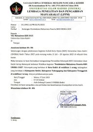 Undangan Pembekalan KKN-T 2025 – LPPM